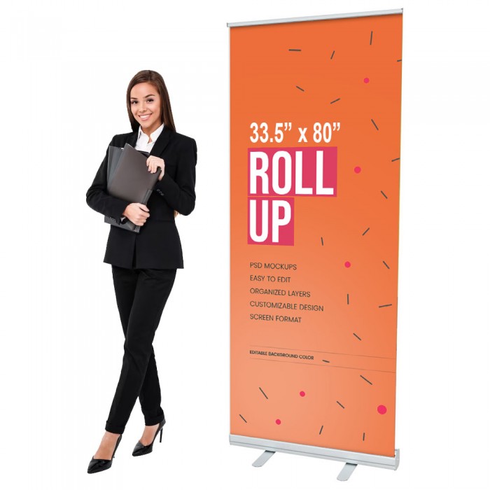 PULL UP – BANNER PRINT AND STAND PACKAGE | FL MEDIA GROUP